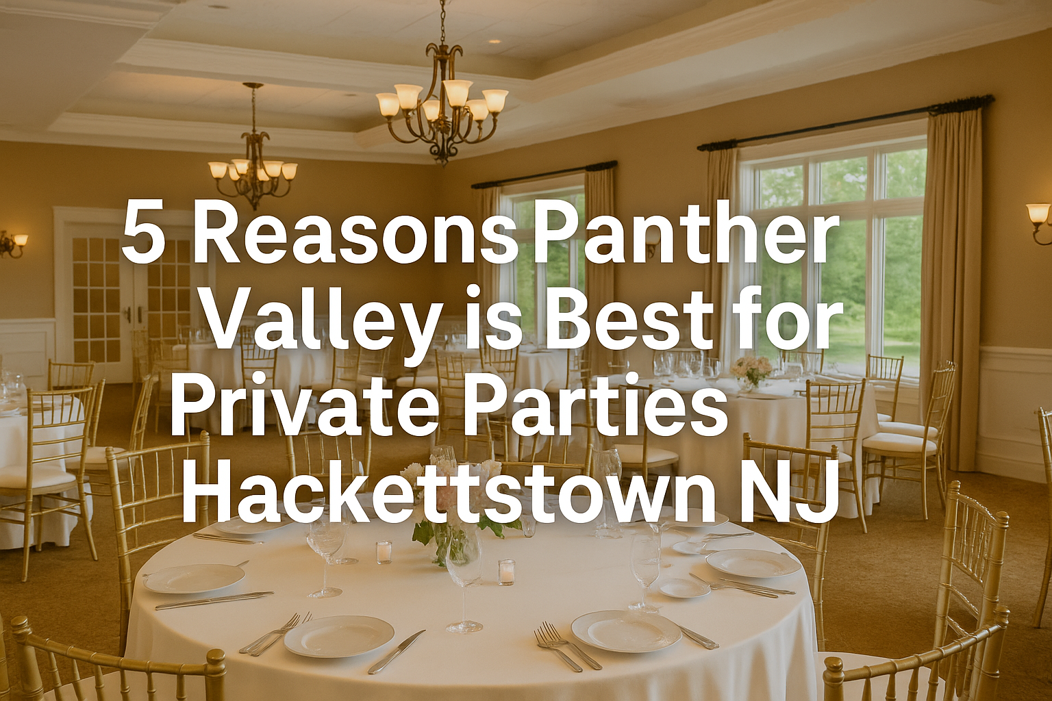 Private Parties Hackettstown NJ: Celebrate at Panther Valley Country ...
